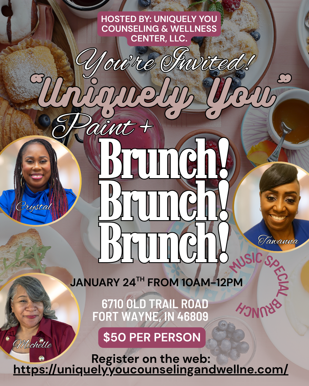 Uniquely You Paint & Brunch Event - Rhythm and Praise 94.1